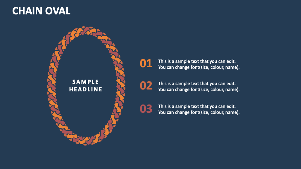 Chain Oval PowerPoint and Google Slides Template - PPT Slides