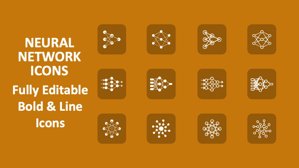 Neural Network Icons for Google Slides and PowerPoint