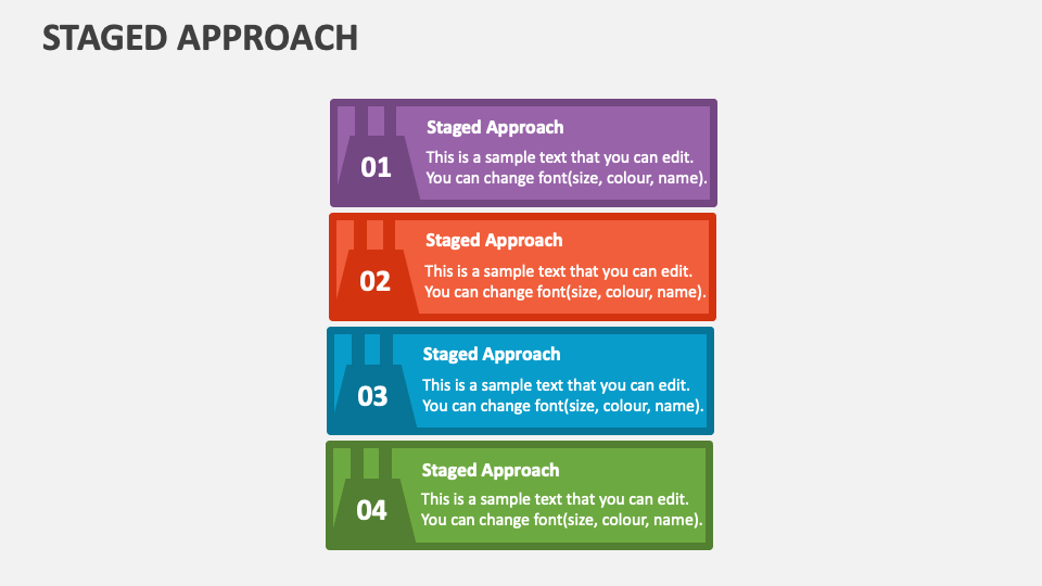 Staged Approach PowerPoint and Google Slides Template - PPT Slides