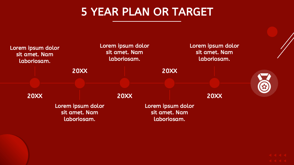 Red Pitch Deck for Google Slides and PowerPoint