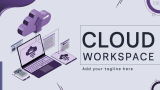 Cloud Workspace Template for Google Slides and PowerPoint - PPT Slides