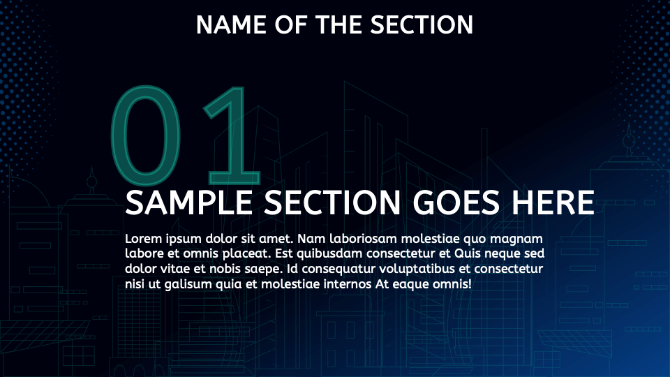 Free Smart City Presentation Theme for Google Slides and PowerPoint