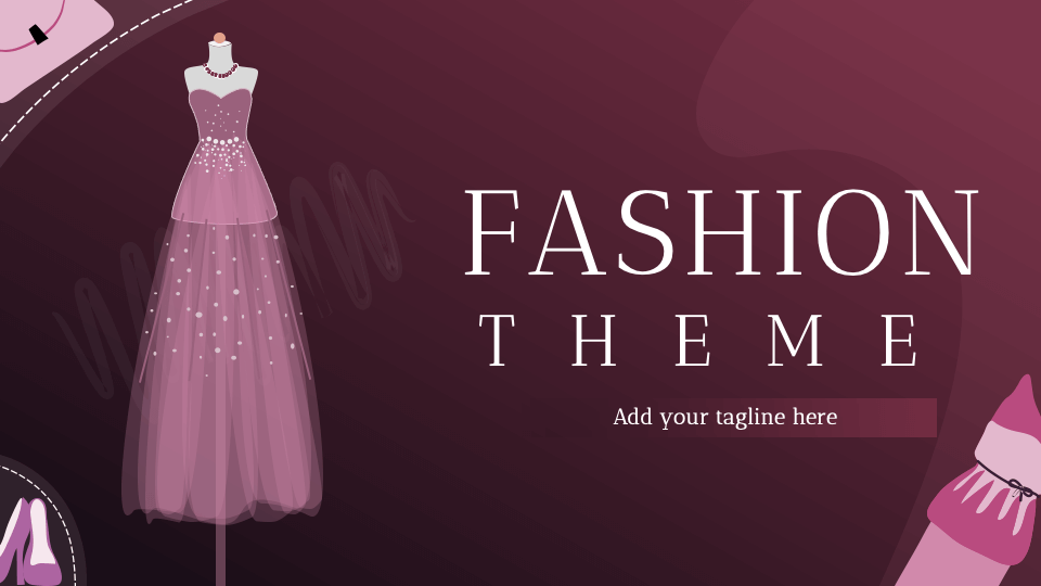 Free Fashion Presentation Theme for Google Slides and PowerPoint