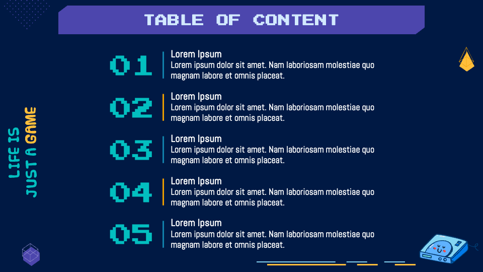 Free Video Game Theme for Google Slides and PowerPoint