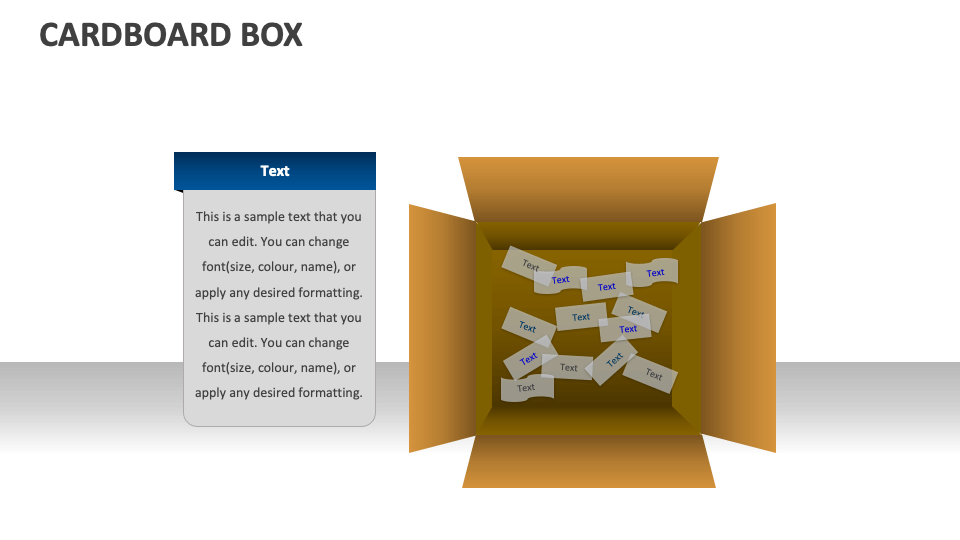 Cardboard Box Template for PowerPoint and Google Slides - PPT Slides