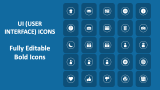 UI (User Interface) Icons for Google Slides and PowerPoint