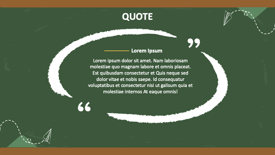 Free Chalkboard Theme for Google Slides and PowerPoint