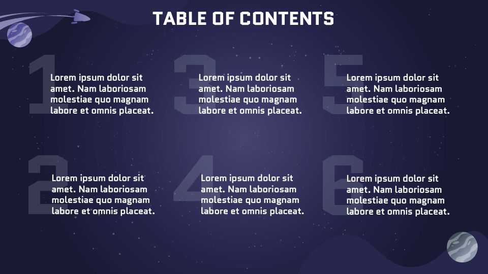 Free Space Exploration Theme for Google Slides and PowerPoint