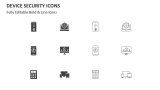 Device Security Icons for Google Slides and PowerPoint