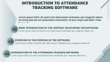 Attendance Tracking Software Pitch Deck for Google Slides and PowerPoint