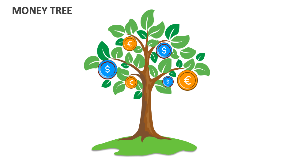 Money Tree PowerPoint and Google Slides Template - PPT Slides