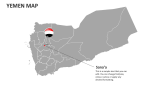 Yemen Map for Google Slides and PowerPoint - PPT Slides