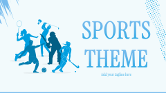 Free Sports Presentation Theme for Google Slides and PowerPoint