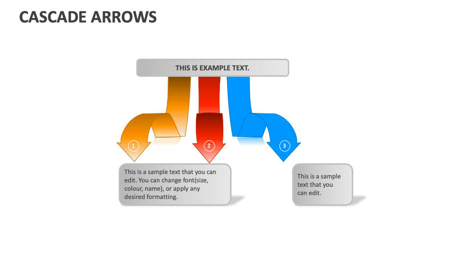 Cascade Arrows for PowerPoint and Google Slides - PPT Slides