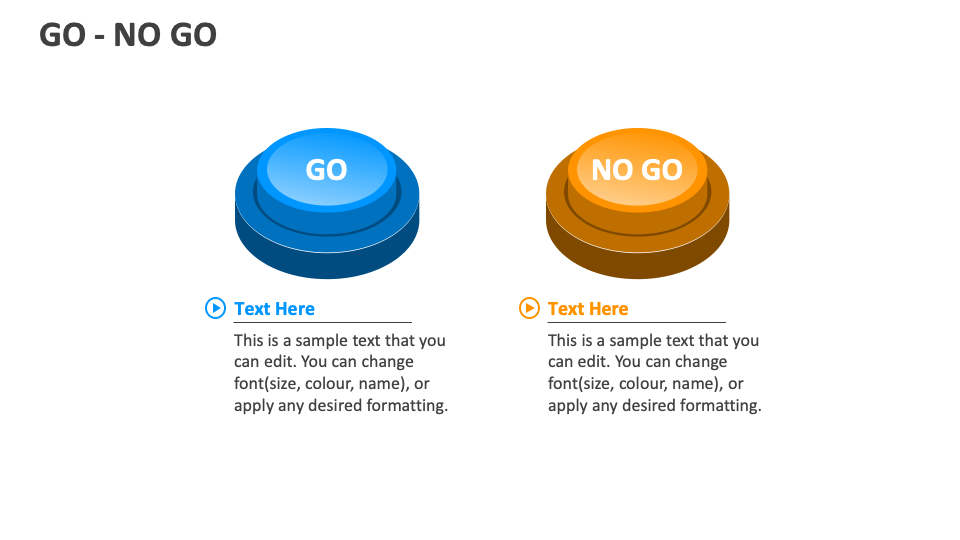 Go - No Go PowerPoint and Google Slides Template - PPT Slides