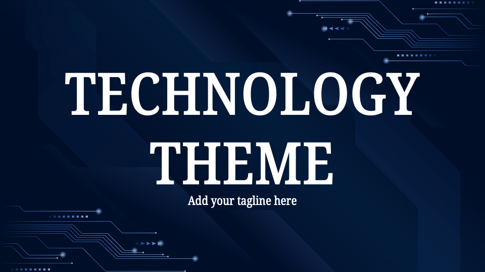 Free Technology Theme for Google Slides and PowerPoint
