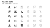 Teacher Icons for Google Slides and PowerPoint