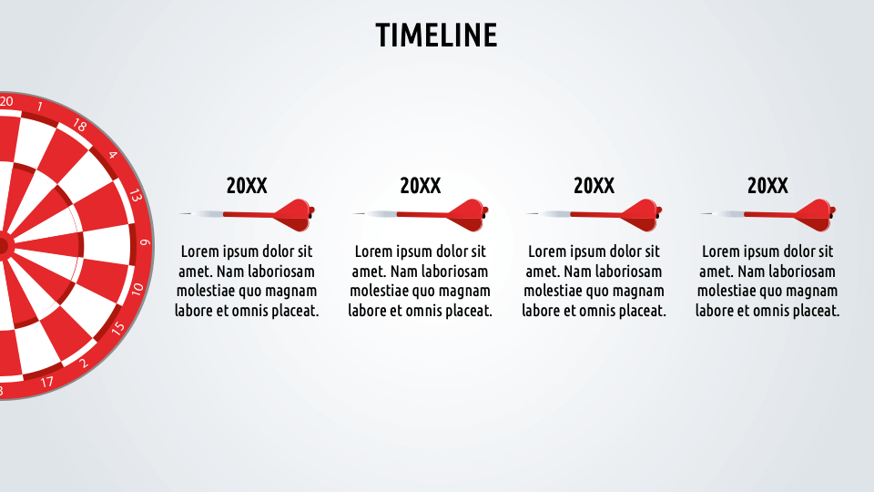 Free Target Dart Presentation Theme for Google Slides and PowerPoint