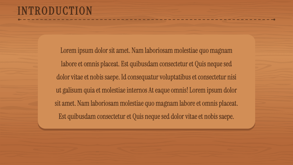 Wood Background Texture Presentation Theme for PowerPoint and Google ...