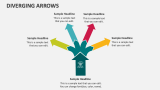 Diverging Arrows PowerPoint and Google Slides Template - PPT Slides