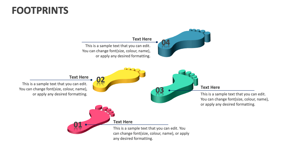 Footprints Template for PowerPoint and Google Slides - PPT Slides