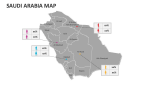 Saudi Arabia Map for Google Slides and PowerPoint - PPT Slides