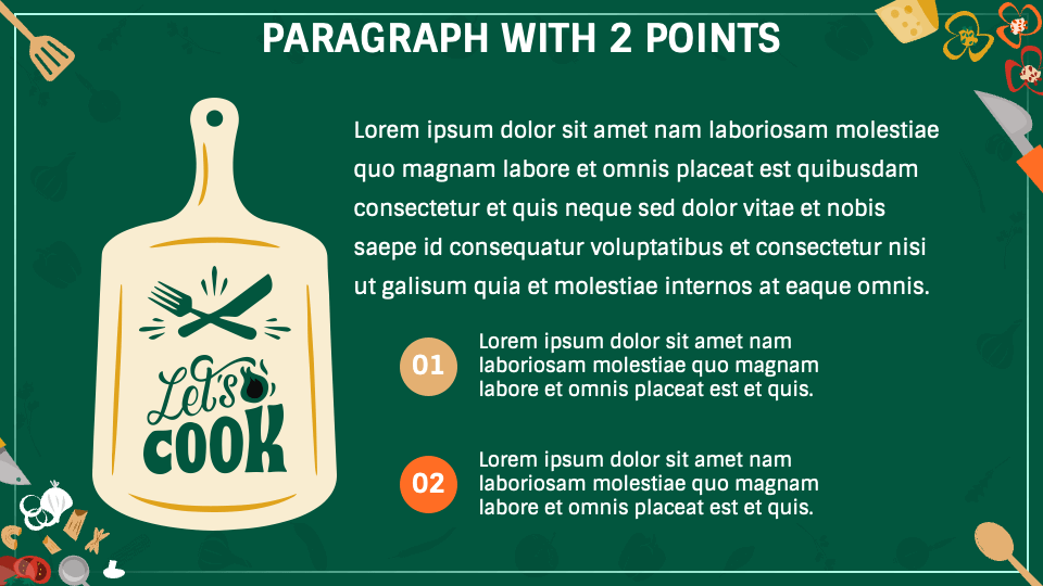 Free Cooking Presentation Theme for Google Slides and PowerPoint