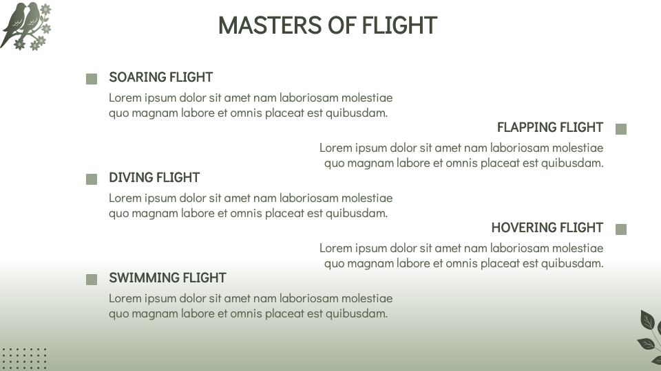 Free - Birds Presentation Template for Google Slides and PowerPoint ...