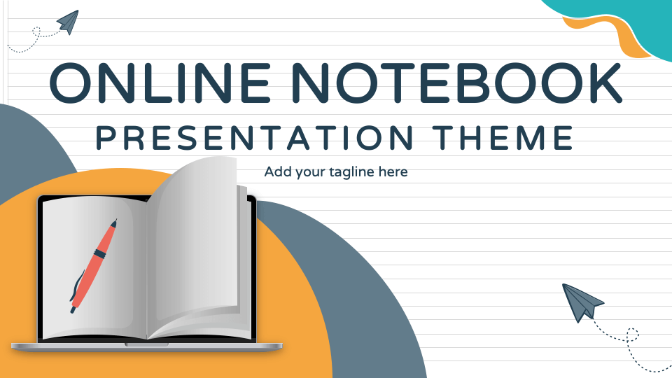 Free Online Notebook Presentation Theme for Google Slides and PowerPoint