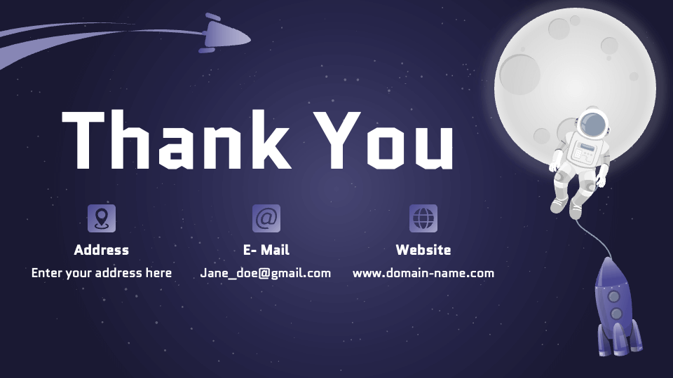 Free Space Exploration Theme for Google Slides and PowerPoint