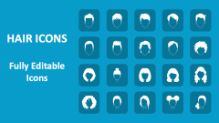 Hair Icons for PowerPoint and Google Slides - PPT Slides