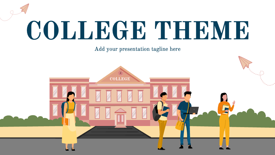 Free College Theme for Google Slides and PowerPoint