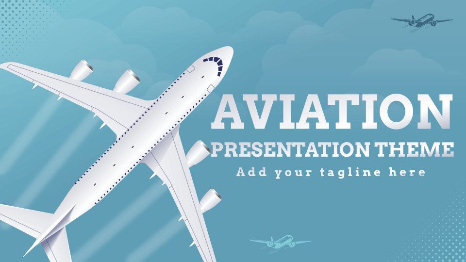 Free Aviation Presentation Theme for Google Slides and PowerPoint