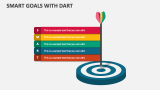 SMART Goals With Dart PowerPoint and Google Slides Template - PPT Slides