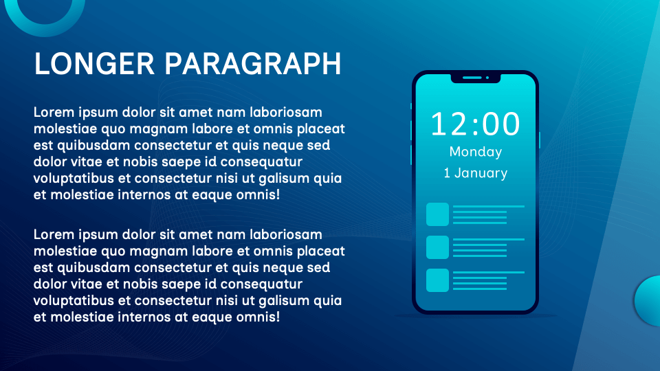 Free Mobile Phone Presentation Theme for Google Slides and PowerPoint