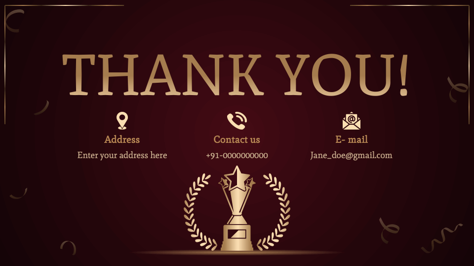 Free Award Ceremony Presentation Theme for Google Slides and PowerPoint