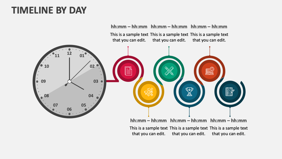 Timeline By Day PowerPoint and Google Slides Template - PPT Slides