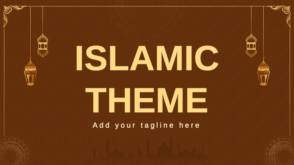 Free Islamic Presentation Theme for Google Slides and PowerPoint