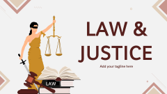 Law and Justice Template for PowerPoint and Google Slides - PPT Slides