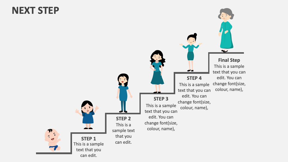 Next Step PowerPoint and Google Slides Template - PPT Slides