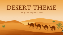 Free Desert Theme for Google Slides and PowerPoint
