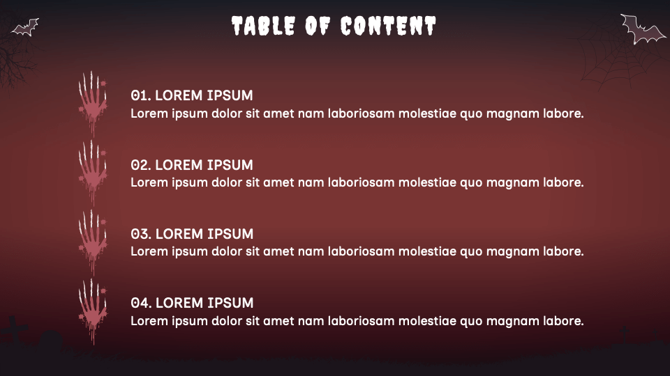 Free - Spine-Chilling Horror Presentation Theme for Google Slides and ...