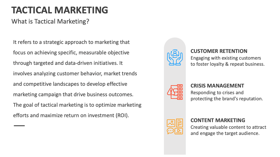 Tactical Marketing Template for Google Slides and PowerPoint - PPT Slides
