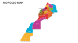 Morocco Map for Google Slides and PowerPoint - PPT Slides