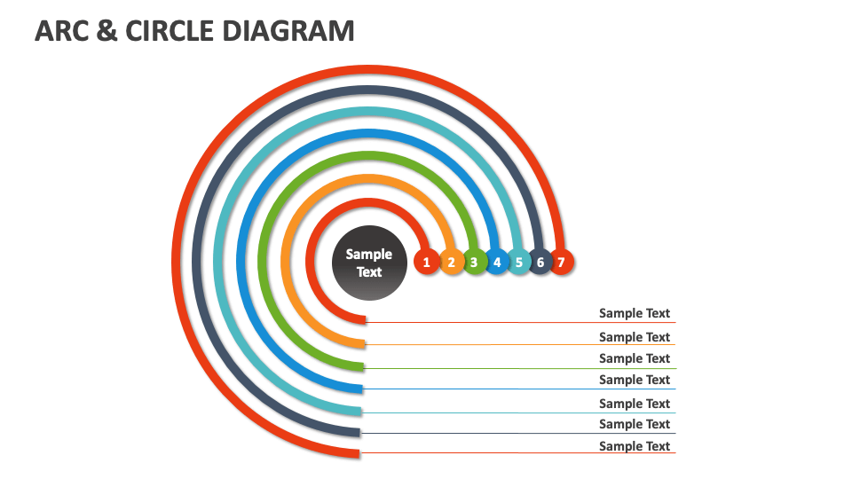 Arc and Circle Diagram for PowerPoint and Google Slides - PPT Slides