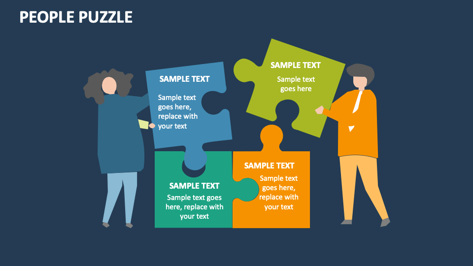 People Puzzle PowerPoint and Google Slides Template - PPT Slides