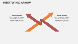 Intertwined Arrow PowerPoint and Google Slides Template - PPT Slides