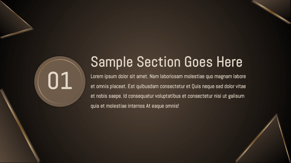 Dark Presentation Theme for PowerPoint and Google Slides - PPT Slides