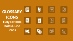 Glossary Icons for Google Slides and PowerPoint