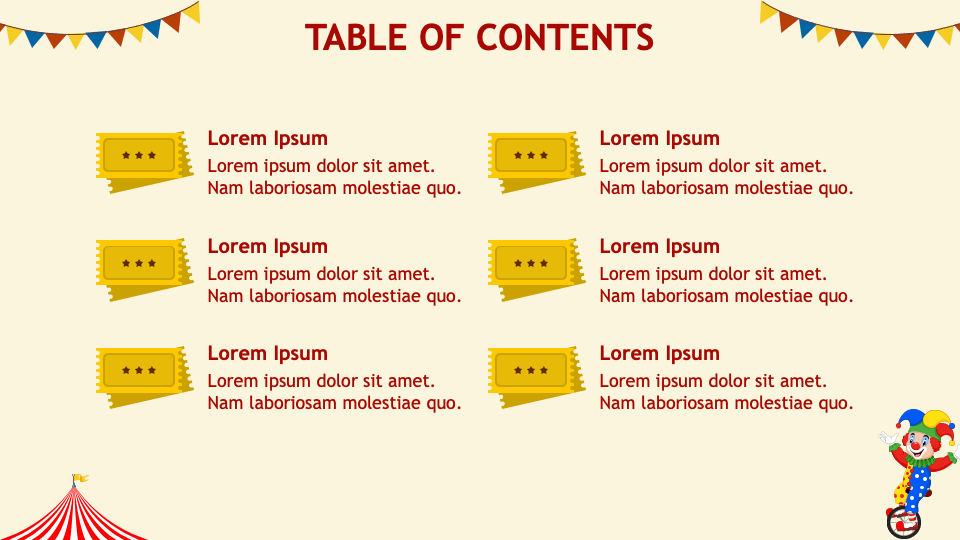 Free Circus Presentation Theme for PowerPoint and Google Slides - PPT ...